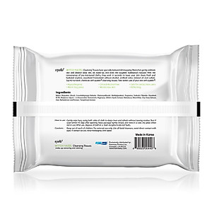 Epielle New Witch Hazel 30ct Makeup Cleansing Wipes Deep Cleans Pores & Refresh Skin with Calming Formula (6 packs)