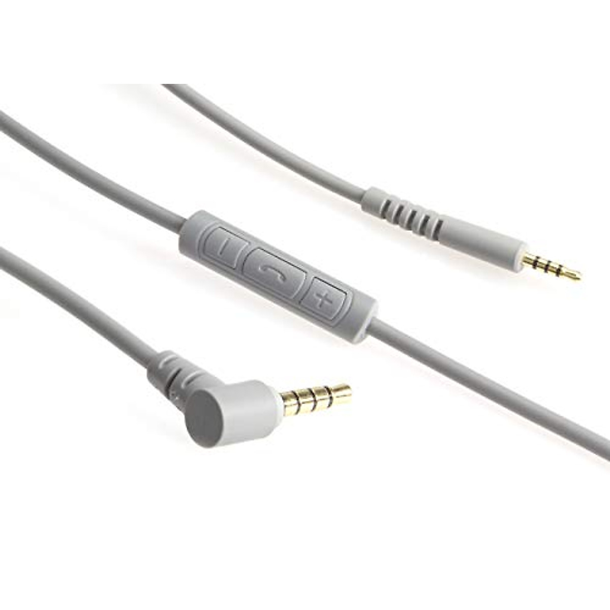 Amazon Basics Bose Quiet Comfort Replacement Inline Mic Remote Headphone Cable for Android Devices - Gray