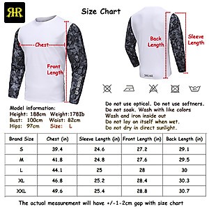 REYSHIONWA Men's Mountain Bike Jersey Long Sleeve MTB Lightweigh Quick Dry Moisture-Wicking Motocross Jersey White Camo