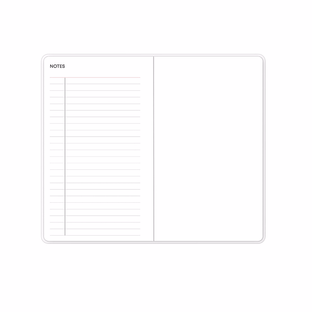 2024-2025 Blue Sky™ Ashlyn 24-Month Planning Calendar, 3-5/8" x 6-1/8", Navy Clear, January 2024 to December 2025, 143959