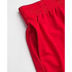 New Balance Boys’ Active Shorts – 2 Pack Performance Mesh Basketball Shorts – Workout Gym Shorts for Boys (4-20), Size 5-6, Indigo/Red