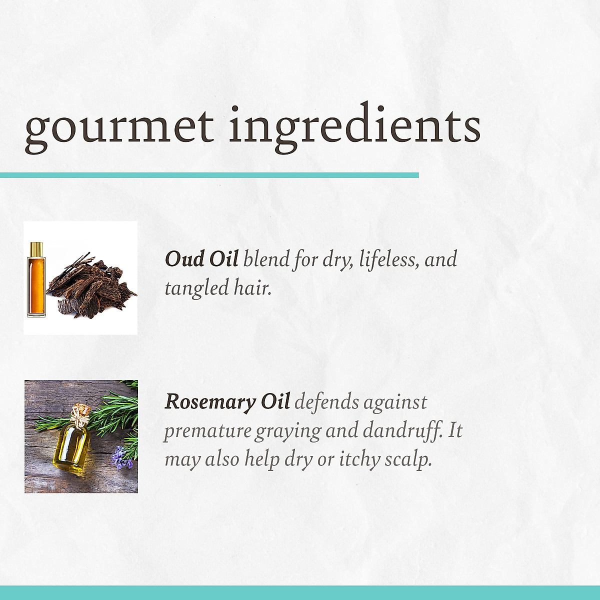 Camille Rose Oud Rich Infusion Hair Oil, for Dry Lifeless Tangled Hair, Detangles Smooths & Hydrates 4 fl oz