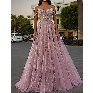 H.S.D Prom Dress Long Off Shoulder Evening Formal Dress Sparkly Sequins Wisteria 16W