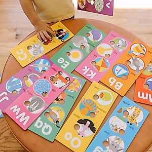 Melissa & Doug Poke-a-Dot Alphabet Learning Cards - Interactive Alphabet-Themed Learning Cards For Toddlers And Preschoolers