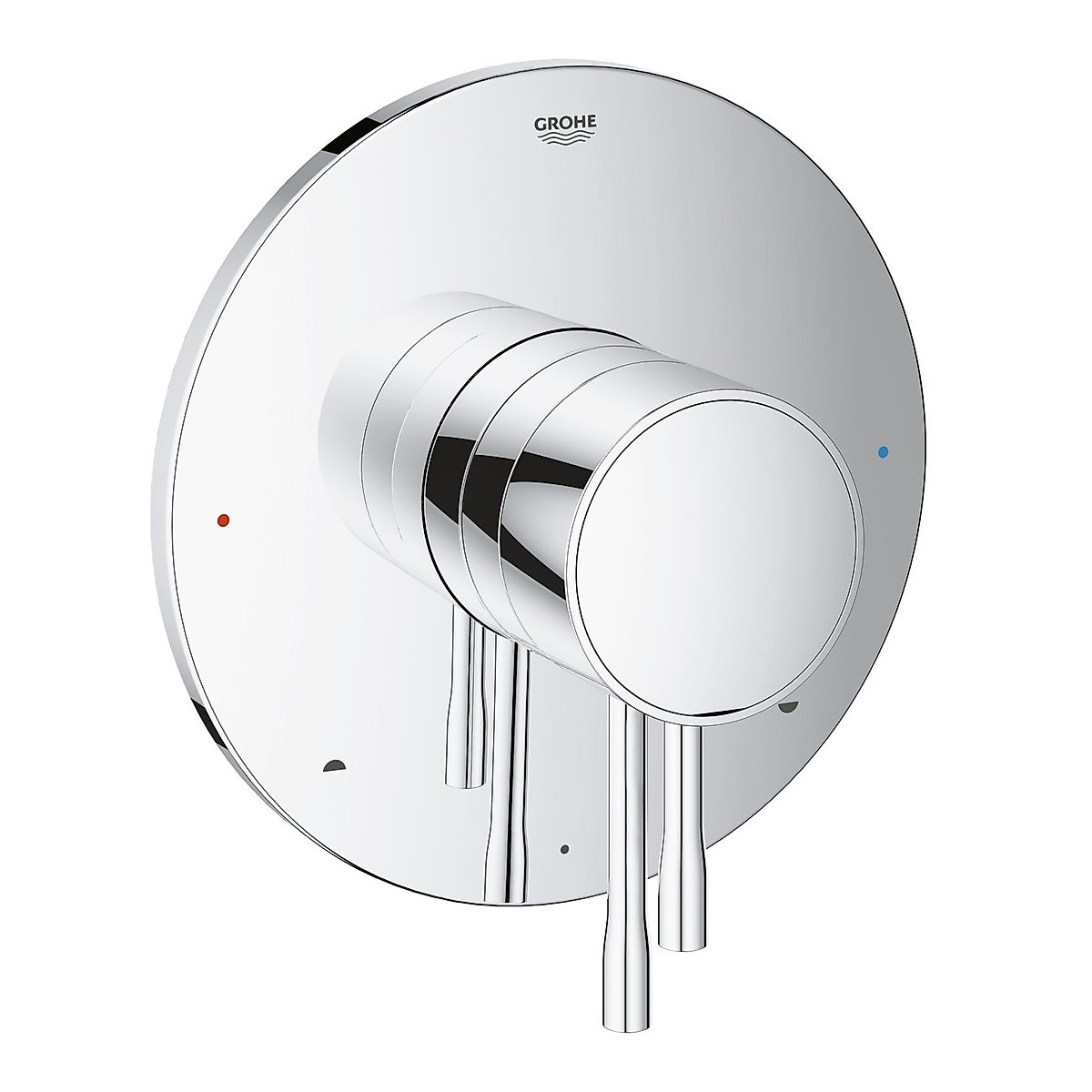 Grohe 19494001 Essence New 2-Handle Dual Function Pressure Balance Trim With Control Module, Starlight Chrome
