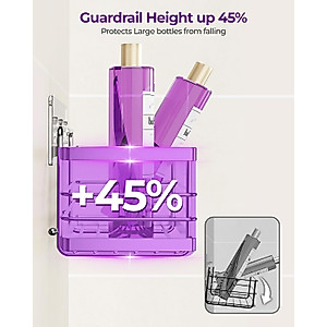 ODesign Adhesive Shower Caddy No Drilling with Soap Dish 3 Tiers Stainless Steel Shower Organizer for Shampoo Conditioner Bathroom Organizer Accessories with Removable Hooks Wall Mounted - RUSTPROOF