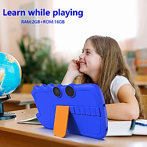 ATOZEE Kids Tablet, Toddler Tablet, 7" Tableta for Boys Girls, 32GB Android 11 Tablet, 2GB RAM WiFi Dual Camera IPS Safety Eye Protection Screen, Parental Control APP, Latest Model Kid Tablets