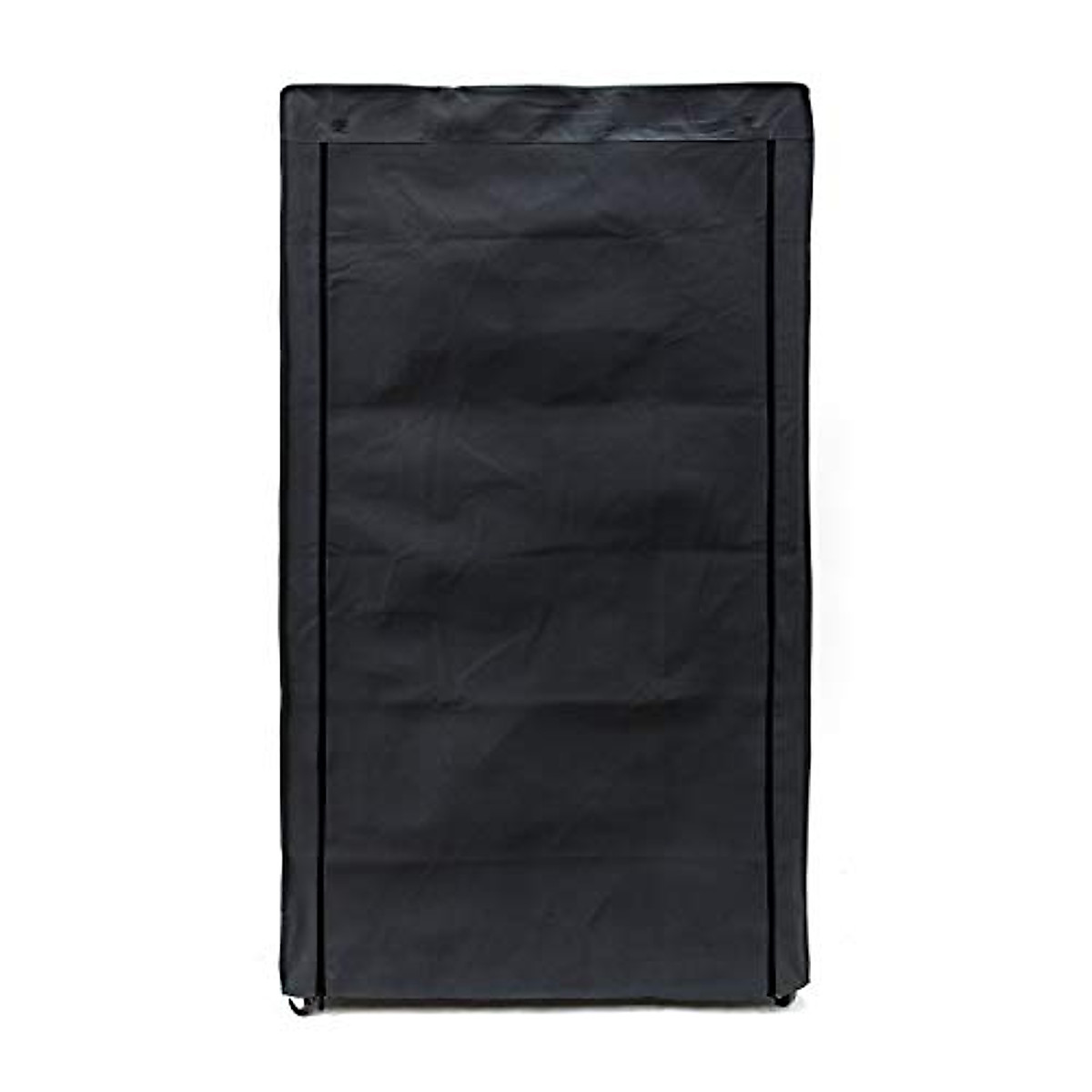 Origami Shelf Cover for Wire Shelves - Large Storage Unit Covers 4-Shelf Rack with Zipper Closure for Easy Access - Compatible with Origami R5 and Other 60" Tall Storage Shelving Units - Black