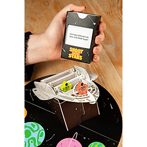 Shoot for The Stars — The Rocket-Powered Trivia Game for Adults and Family — Board Games for Teens, Kids and Aliens Alike