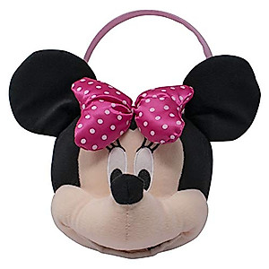 Disney Minnie Mouse Medium Plush Easter Basket, Multi