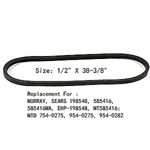 Replacement Belt Set 579932MA & 585416 Fits Craftsman 585416MA 585416 579932 420673 Snow Blower