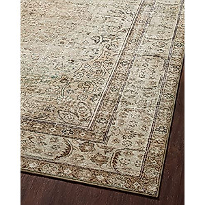 Loloi II Margot Collection MAT-01 Antique/Sage, Traditional 7'-6" x 9'-6" Area Rug