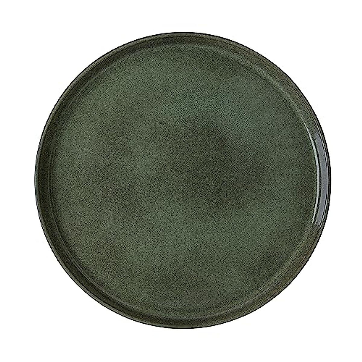 Dutch Rose Amsterdam Serenity 16 Piece Dinnerware Set, Full Sized Plates, Dinner Plates, Bowls, Coffee Mugs, Dinner Service for Four Giftset, Green