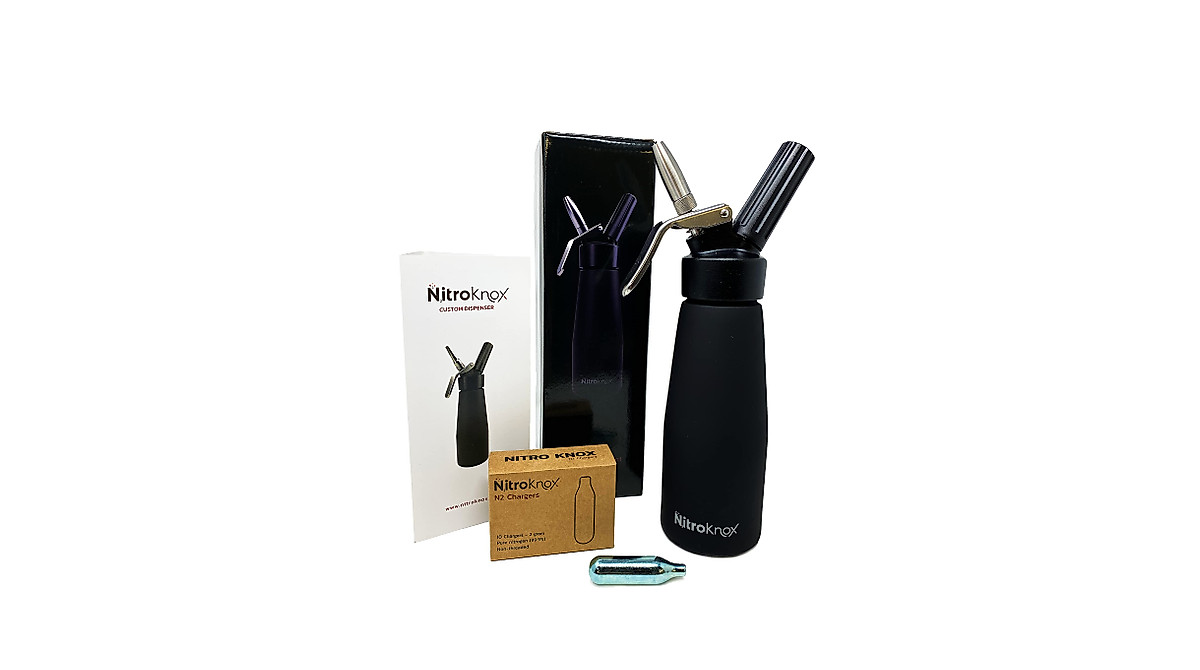 Market Knox Nitro Cold Brew Dispenser Kit with N2 Chargers | Home Coffee