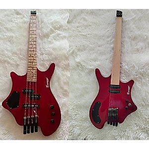 4 String Bass/ 6 String Lead Headless Fretless Bass Busuyi Guitar Right