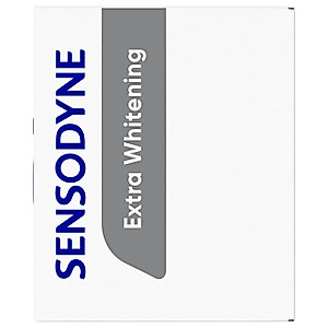 Sensodyne Extra Whitening Toothpaste for Sensitive Teeth, Cavity Prevention and Sensitive Teeth Whitening - 4 Ounces