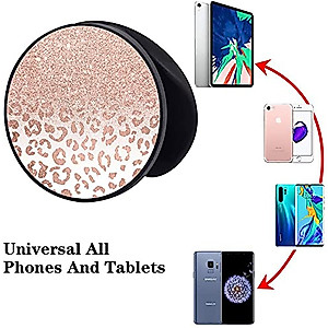 Nxmouse 3 Pack Multifunction Foldable Cell Phone Stand Holder, Rose Gold Blue Marble Grip Mount Compatible for Smartphones.