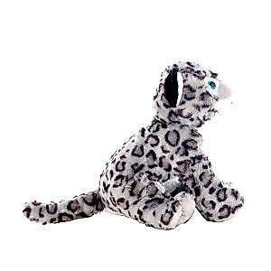 Winter The Snow Leopard Stuffed Animal – 16 Inch Soft and Huggable Plush Toy for Kids – Cute and Adorable Snow Leopard Plushie – Ideal Gift for Boys and Girls