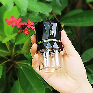 Upgraded Electric Herb Grinder, Spice Herb Grinder Electric Crusher Grinder With Mini Size 2inx3.5in 1.7oz/50ml Glass Jar Herb Jar Portable Herb Grinder Rechargeable Mini Automatic Herb Grinder