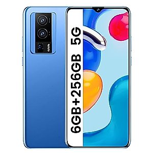 ExAchat K60 Pro Unlocked Cell Phone 5G, 6GB+256GB Android 13 Phones 6.7" FHD+Display 120HzD 64MP AI Camera Unlocked Smartphone 5500mAh 4G 5G Dual SIM/Face ID/GPS