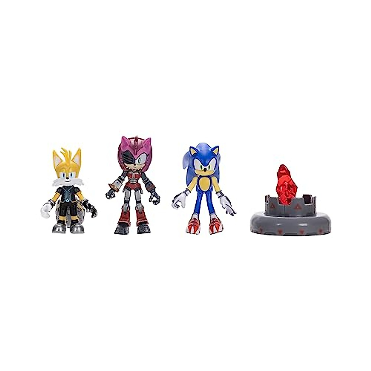 Sonic Prime 2.5" Figure Multipack with Sonic, Tails Nine & The Prism Shard with display base!