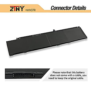 ZTHY MV07R Laptop Battery Replacement for Dell G3 15 3500 3590 3700 3790 G5 5500 5505 SE Series Notebook 72WGV 072WGV W5W19 0W5W19 JJRRD 0JJRRD PN1VN M4GWP 266J9 68Wh 15.2V 4250mAh 4-Cell