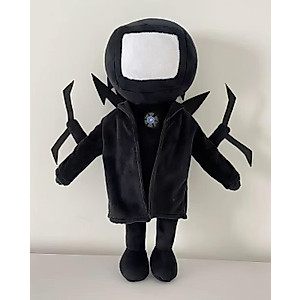 Mihjiot Skibidi Plush,Soft Stuffed Anime Titan TV Man 11.8" Plush Doll Funny Stuffed Anime Game Plush Figure Toys Gift for Fans Aldults