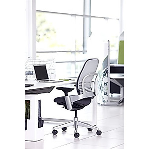 Steelcase Leap Fabric Chair, Black, -