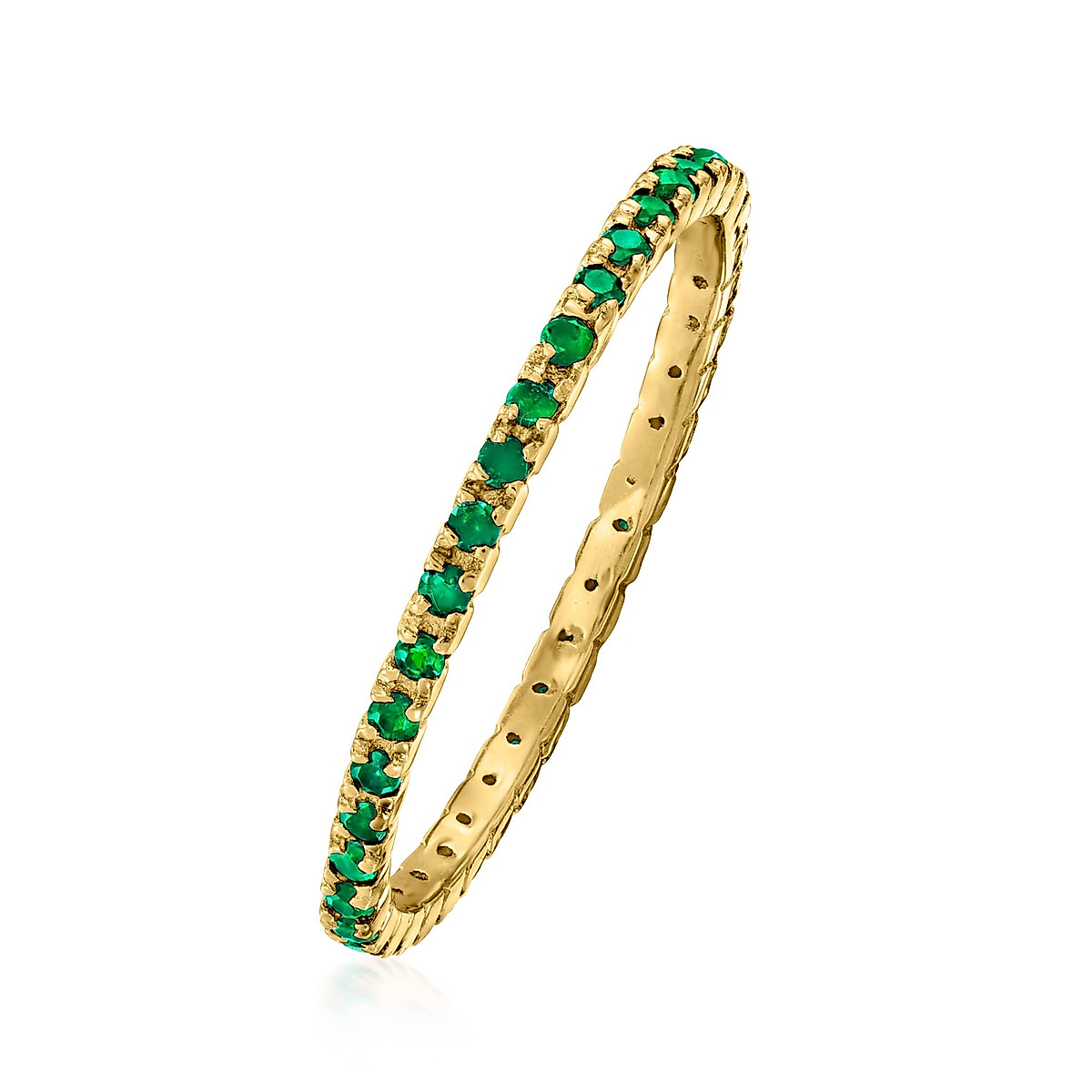 RS Pure by Ross-Simons 0.33 ct. t.w. Gemstone Eternity Band in 14kt Yellow Gold