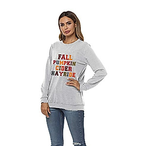 BLANCHES It's Just A Bunch of Hocus Pocus T-Shirt Women Sweatshirt Halloween Sanderson Sisters Long Sleeve Pullover Tops Gray