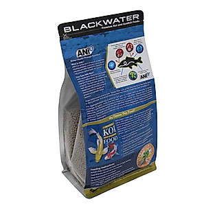 Blackwater Premium Koi and Goldfish Foods Color Enhancing Diet 2 lb, Medium Pellet