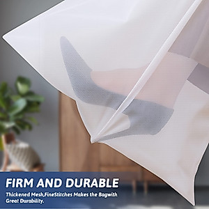 Set of 5 Mesh Laundry Bags for Delicates, YOGINGO Reusable and Durable Laundry Bag for washing machine, Suitable for Delicate Shirts, Socks, Underwear, Bras and Baby Clothes(1XL+1L+2M+1S)