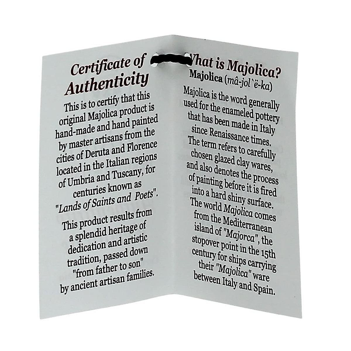 RICCO DERUTA CLASSICO: Large Serving Salad Pasta Bowl [0007-RIC] - Authentic hand painted in Deruta, Italy. Original design. Shipped from the USA with Certificate of Authenticity.