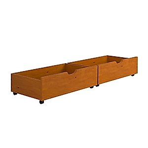 Donco Kids 505-H Dual Under Bed Drawer, One Size, Honey