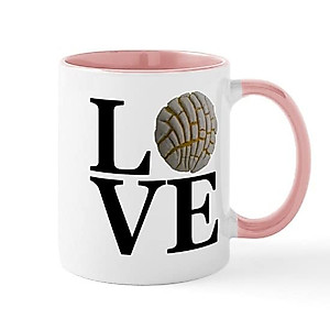 CafePress LOVE Concha De Vainilla Ceramic Coffee Mug, Tea Cup 11 oz