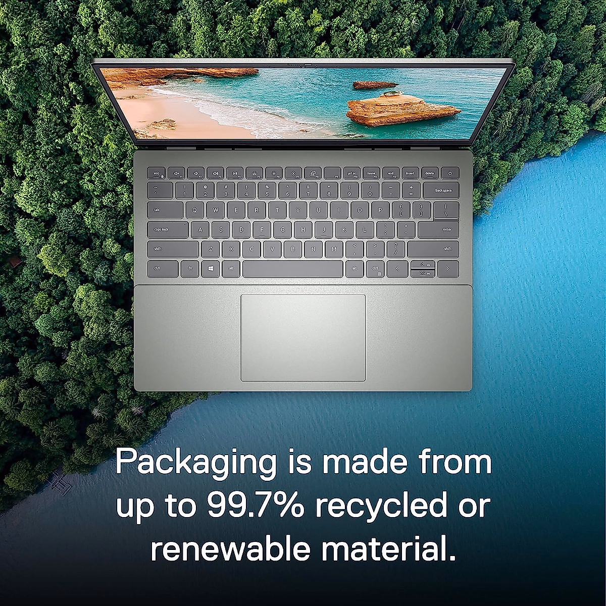 Dell 2023 Inspiron 14 Business Laptop, 14" FHD Display, AMD Ryzen 7 5825U(Beats i7-1185G7), Backlit Keyboard, HDMI,USB-C, BT,WiFi,Windows 11 Pro,Pebble Green (32G RAM | 2TB SDD)