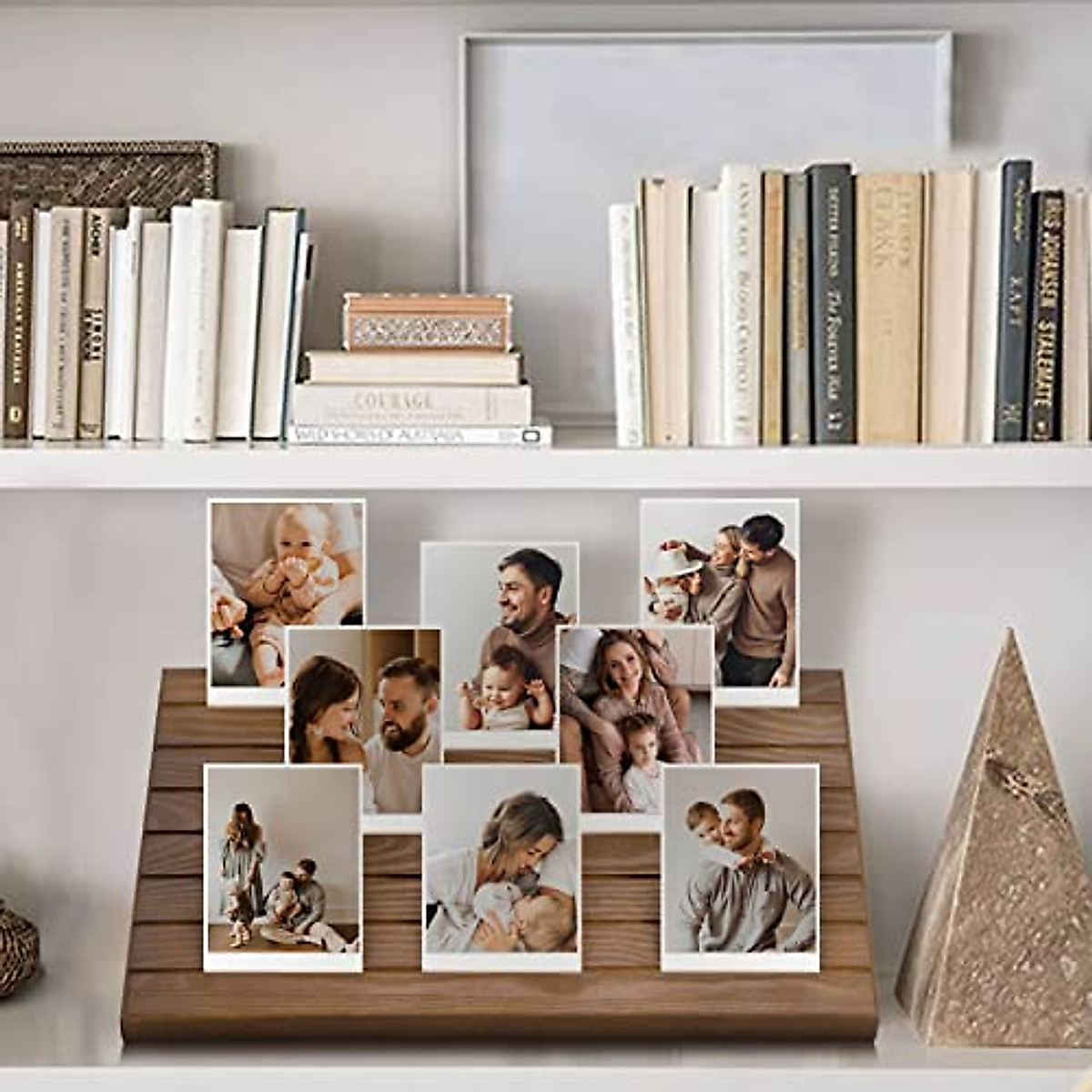 ZYP Wooden Earring Display Stands for Selling,Portable Jewelry Display Retail Earring Jewelry Organizer Stand Jewelry Showcase Rack Earring Card Holder Display with 50 Earring Cardboard