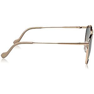 Jessica Simpson Women's J5564 Retro Metal Round Sunglasses with UV400 Protection - Glamorous Sunglasses for Women, 56mm