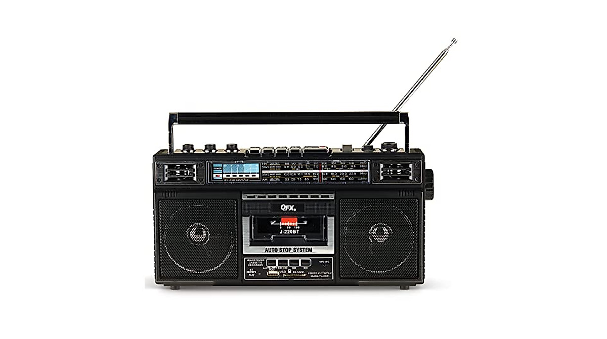 QFX J-220BT Boombox: Bluetooth & MP3 Features