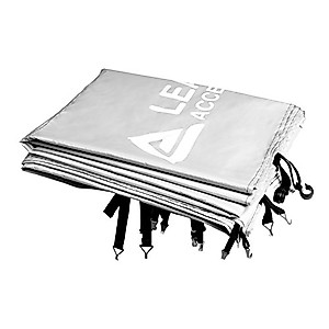 Leader Accessories Instant Canopy SunWall Side Wall for 10x10 Feet, 10x20 Feet Straight Leg pop up Canopy, 1 Pack Side Wall Only, Silver