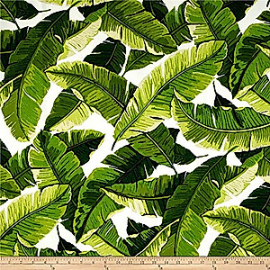 Richloom Solarium Outdoor Balmoral Palm, Fabric by the Yard
