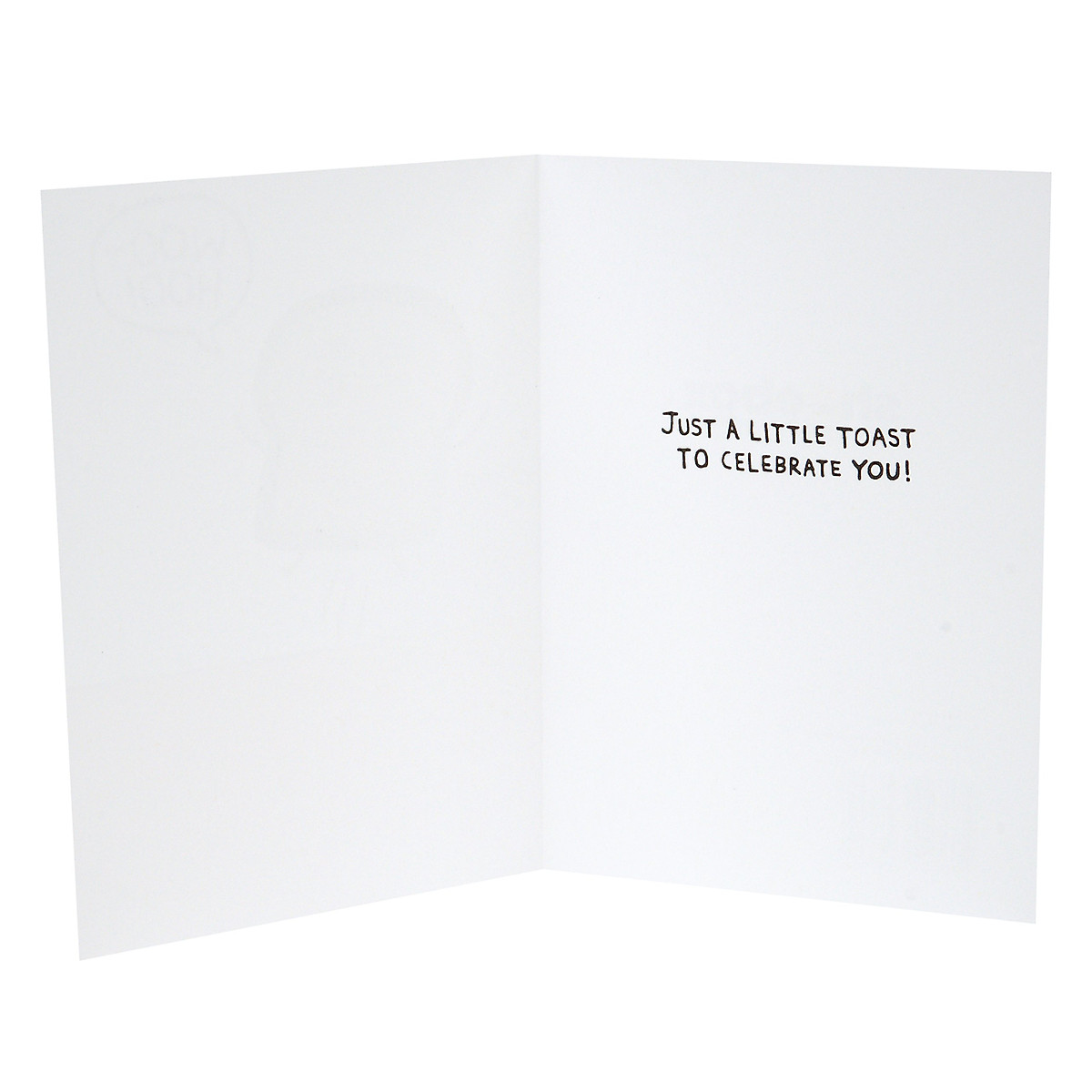 Hallmark Shoebox Funny Birthday Card or Congratulations Card (Toast) (349RZF1005)