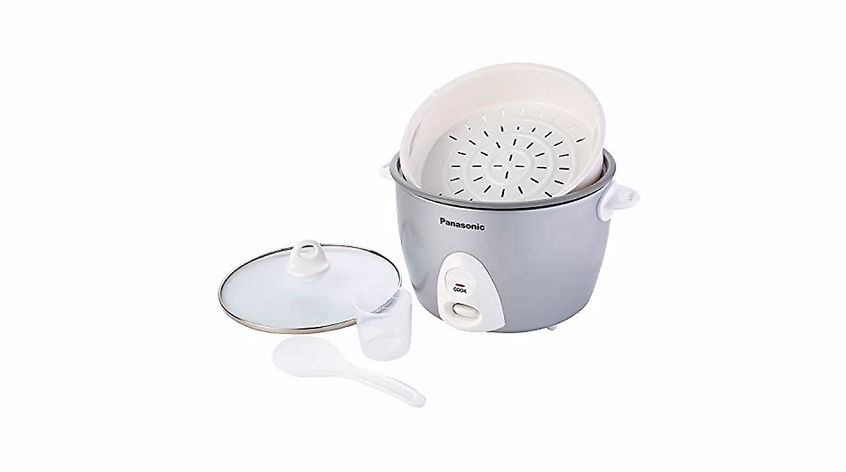 Panasonic 3-Cup (6-Cup) Rice & Multi-Cooker | One-Step Auto