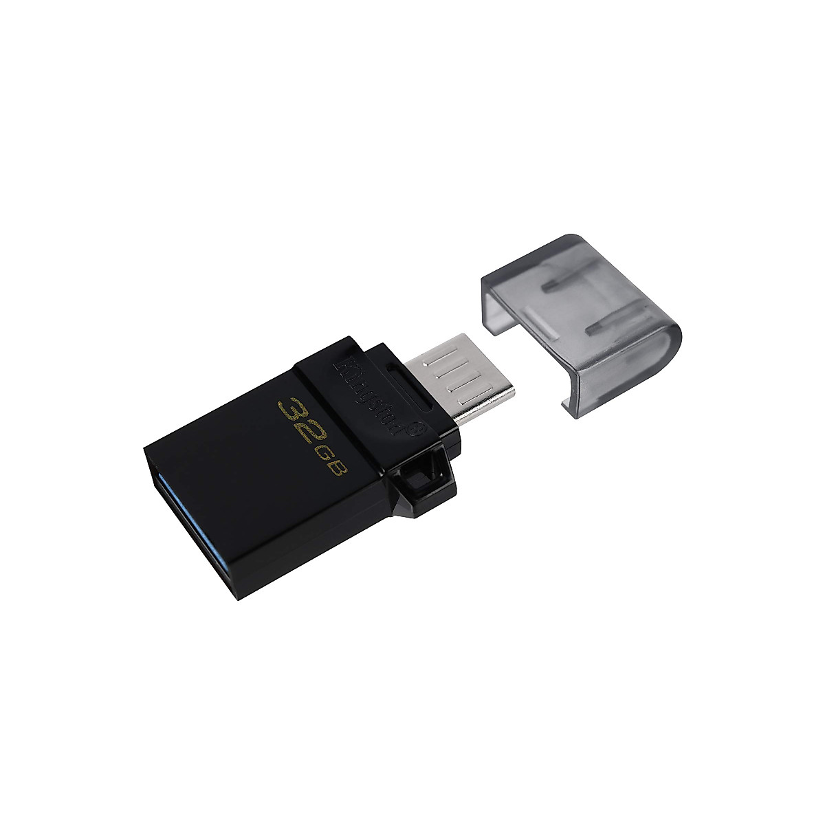 Kingston 128GB DataTraveler microDuo3 G2 Flash Drive + microUSB Supports USB OTG Functionality for Tablets and Smart Phones DTDUO3G2/128GB
