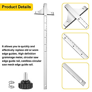 381091-00 circular saw guide Fits DW DC390K, DW936, DC300, DC310, DCS391B, DCS393, DC390B edge guide Cordless Circular Saw