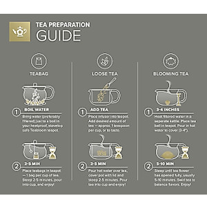 Teabloom Kyoto 2-in-1 Tea Kettle/Tea Maker – Heatproof Glass Teapot with Removable Loose Tea Filter – Tea Connoisseur's Choice