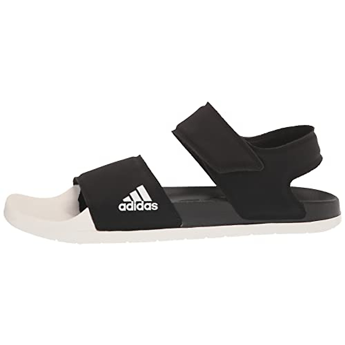 adidas Unisex Adilette Sandals, Black/White/Black, 7 US Men