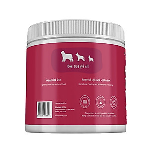Happy Tummy Tails - Probiotics for Dogs - Boosts Digestive and Immune Health, Relieves Itchiness and Diarrhea, Supports Seasonal Allergy Relief, Contains Prebiotics, Beef Liver Flavor, 30 Scoops.