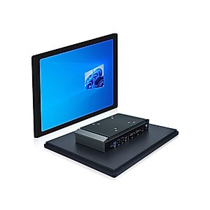 YanKe 21.5 Inch LED Embedded Industrial Panel PC, 10 Point Touch Screen, Front Panel IP65, celeron N5095, Win 7/10 /11, VGA/3USB2.0/USB3.0/LAN/3COM/FANLESS, (4G RAM/128G SSD) (21.5 inch N5095 4+128)