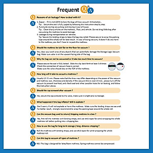 Queen/Full/Full-XL Foam Mattress Vacuum Bag for Moving, Vacuum Seal Mattress Bag with Straps